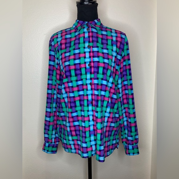 Tan Jay | Tops | Vintage Tan Jay Blouse | Poshmark